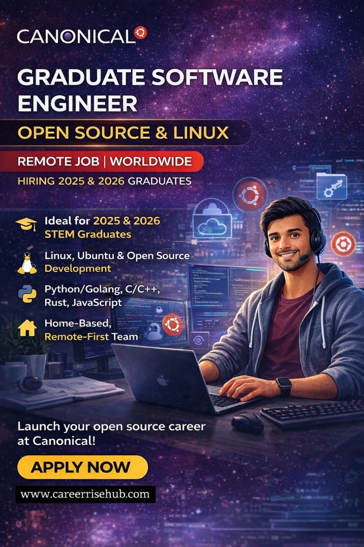 Graduate Software Engineer Job 2026 | Canonical - Easy Apply