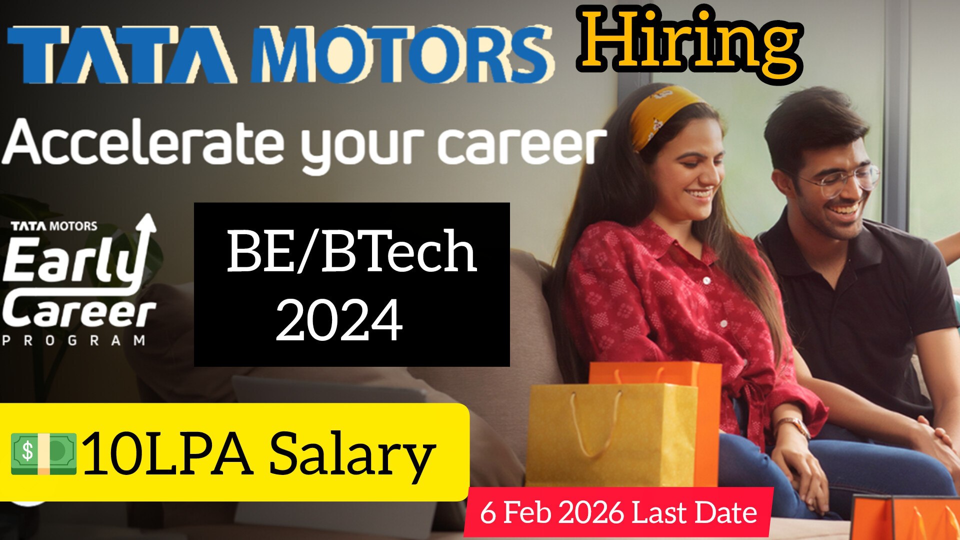 Tata Motors Early Career Program 2026 | ₹10 LPA | Easy Apply